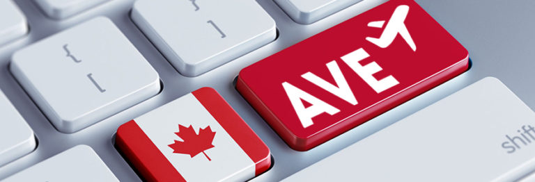 Faire une demande d'AVE en ligne pour partir au Canada